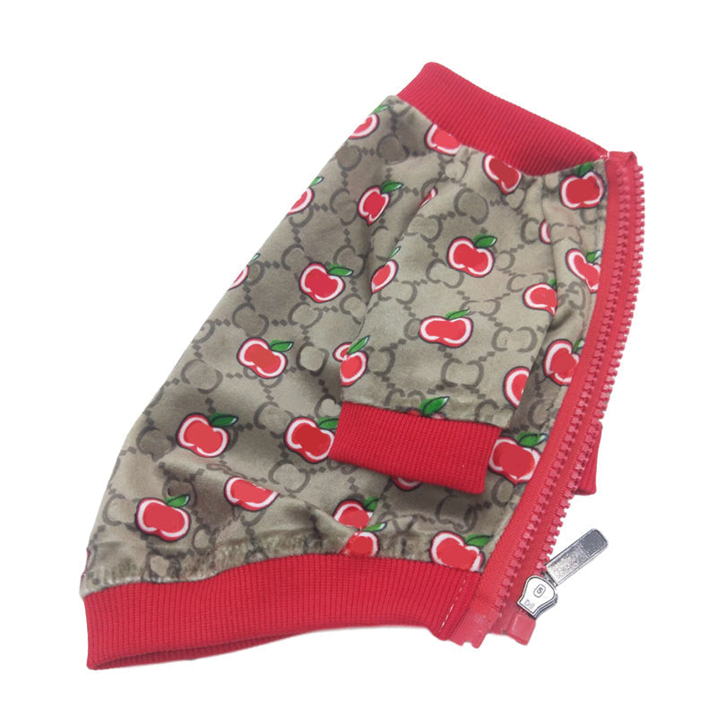 GG Apple Print Drip Jacket– Dear Doggo